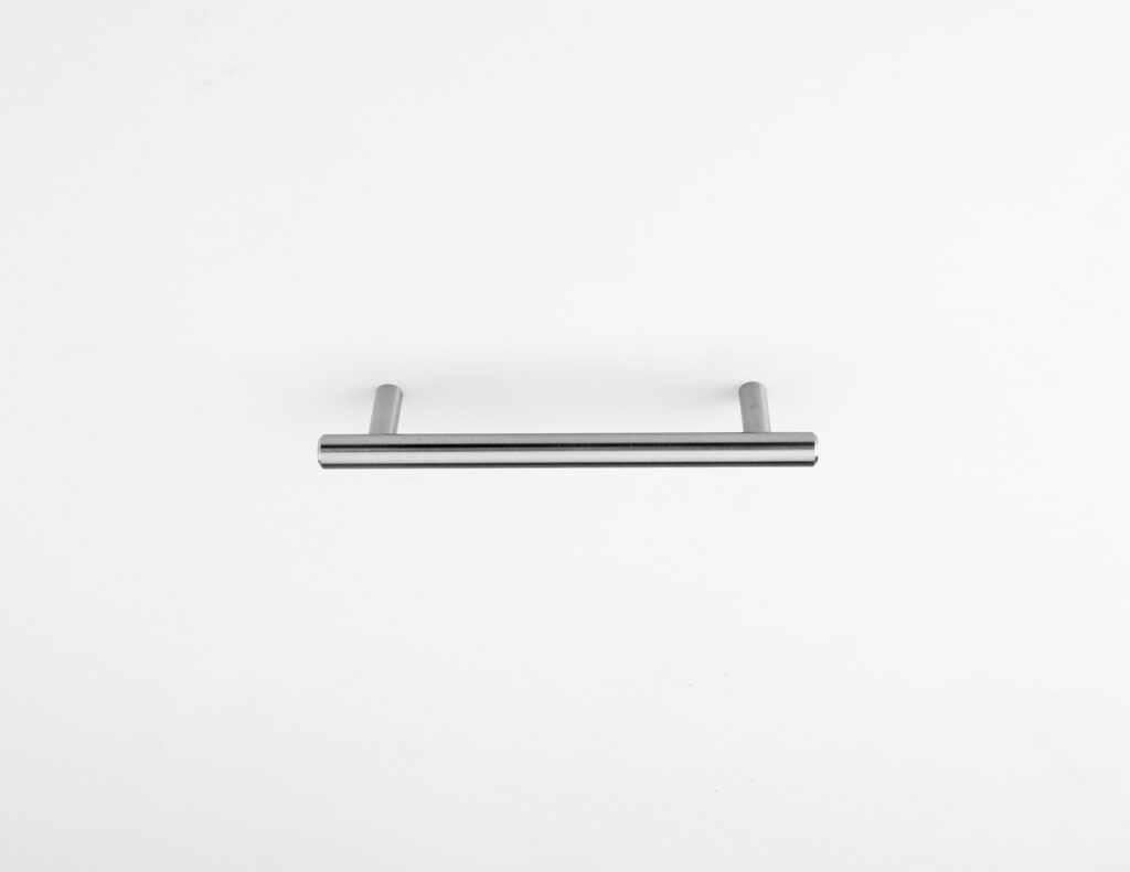Classic Bar Handle - 128mm - Brushed Nickel | Precision Closets & Garage